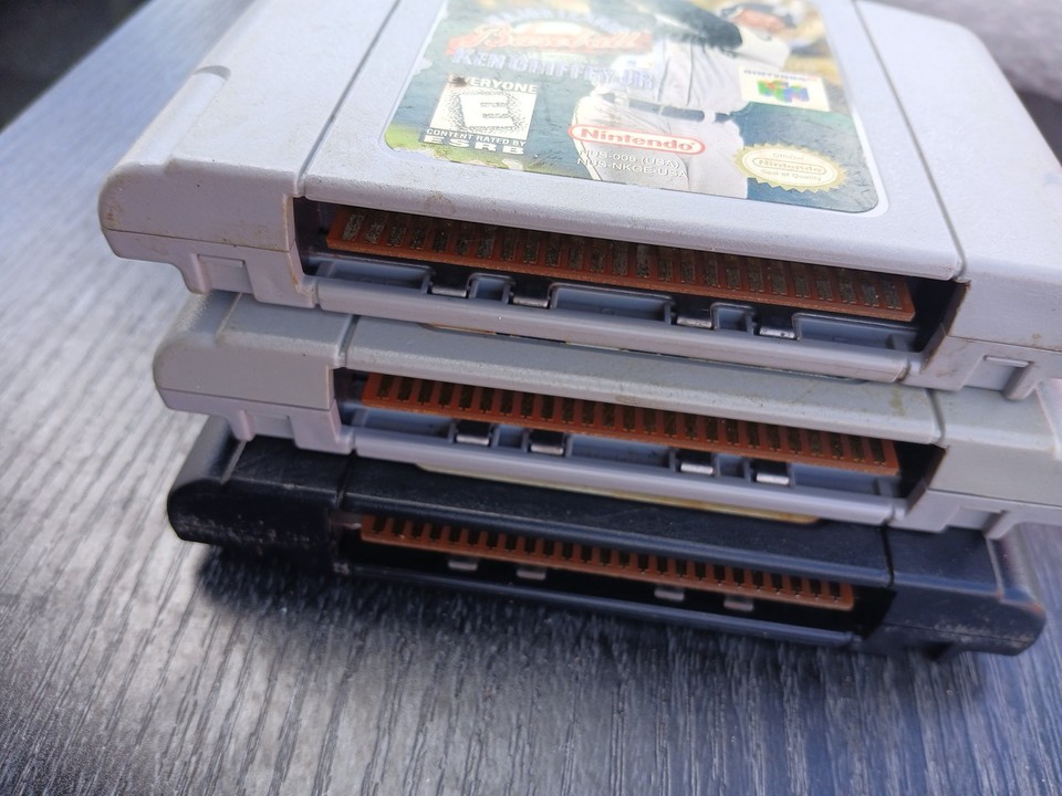 Nintendo 64 N64 Game Lot - Star Wars Racer, Ken Griffey Jr, Madden 2002 ...