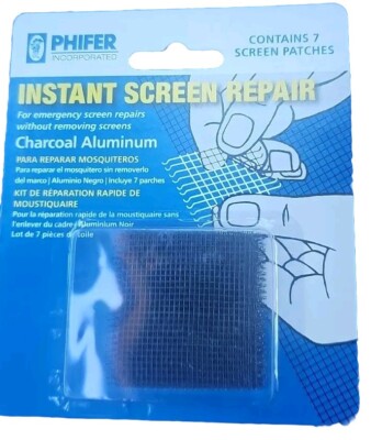 (7-Pk) Phifer Incorporated Screen Repair Kit Charcoal Aluminum 3025123 ...