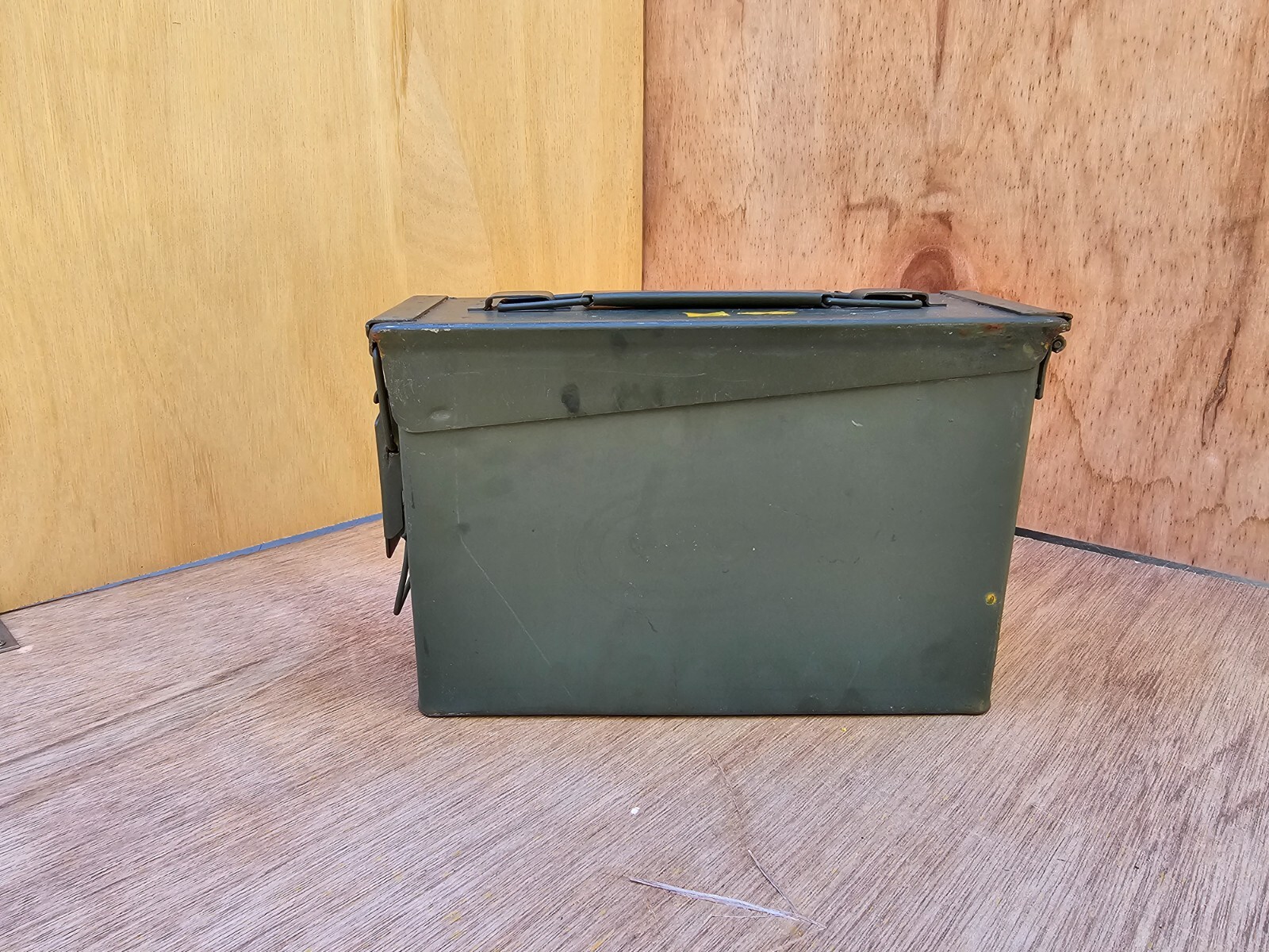 Military 30 CAL M19A1 Metal AMMO CAN 7.62mm BOX .30 CALIBER Very Good ...