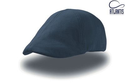 ATLANTIS Basco HAT Blu Navy cotone GATSBY STREET Coppola baschetto ...