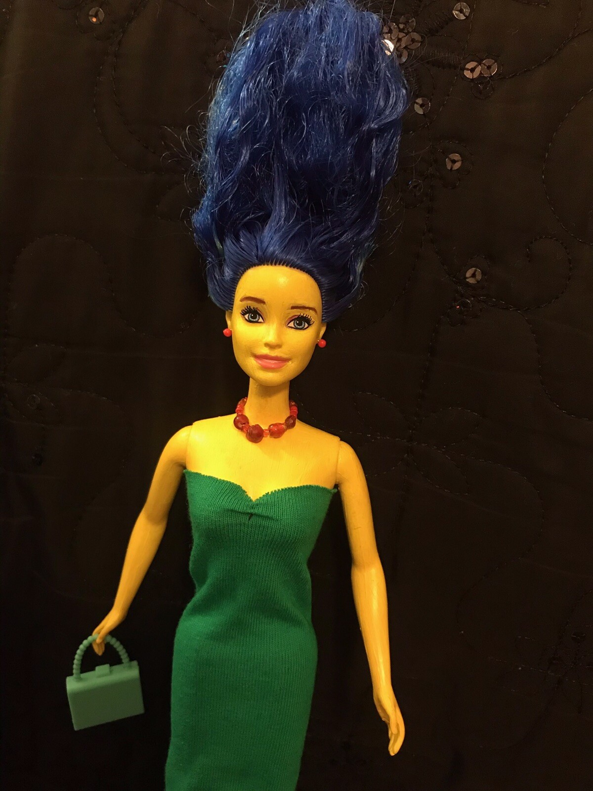 Ooak MARGE The Simpsons barbie doll Custom Fashion Collector ...