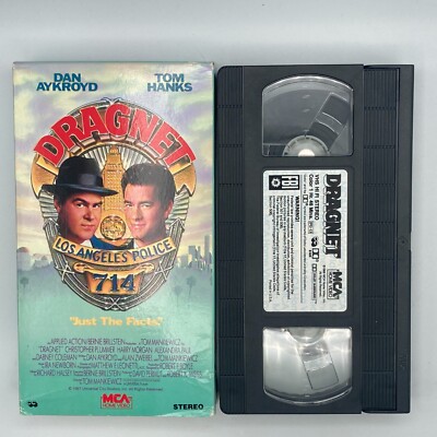 Dragnet (1987), VHS Movie, MCA Home Video (1988), Tom Hanks, Dan ...