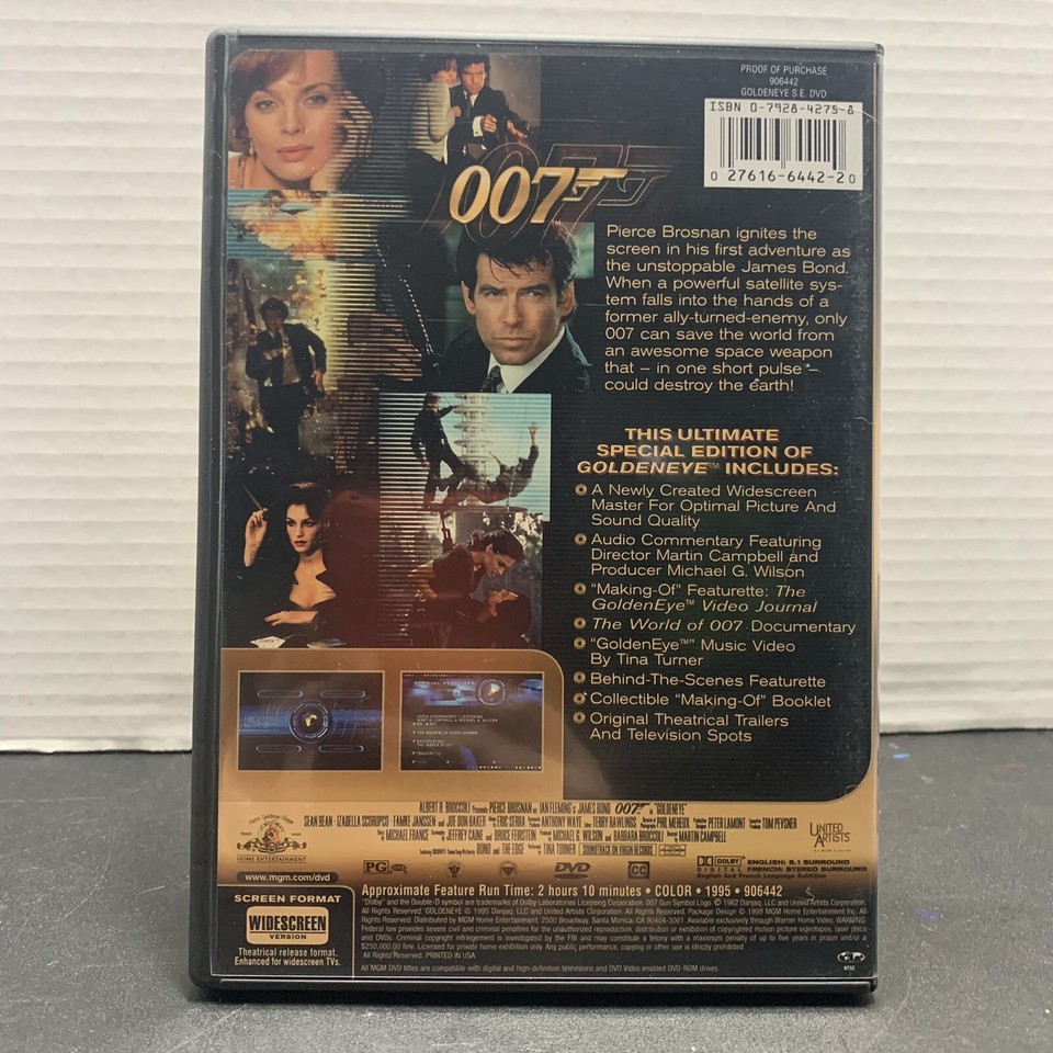 Goldeneye (DVD, 1999, Special Edition) 27616644220| eBay