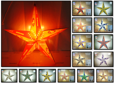 NFL Team Star Paper Lantern Lamp | eBay