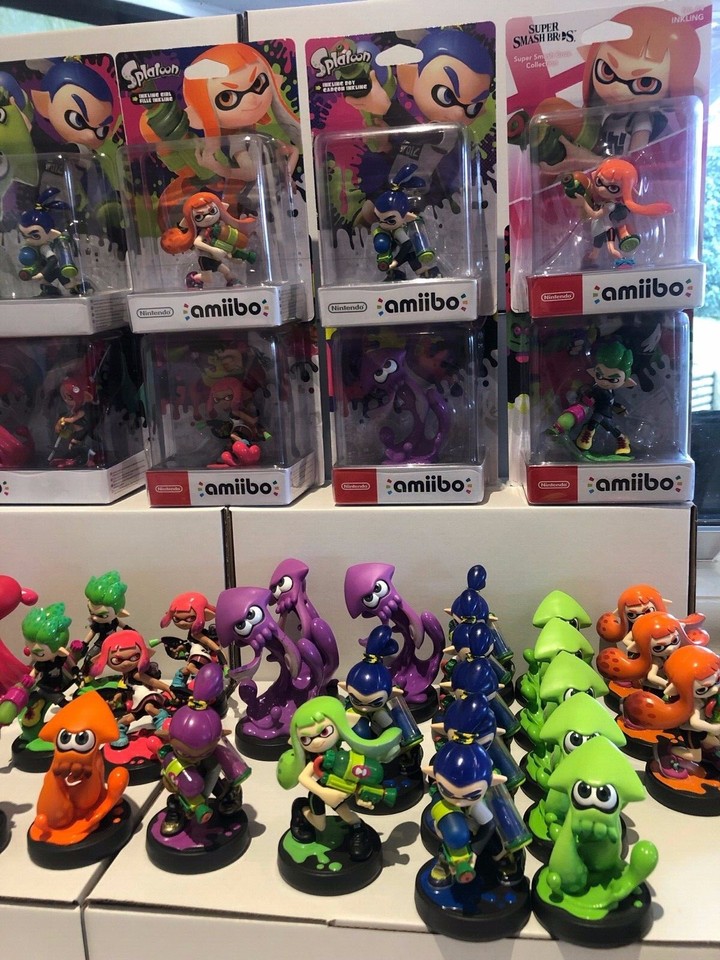 Splatoon Amiibo octoling Callie Marie marina pearl inkling Updated July ...