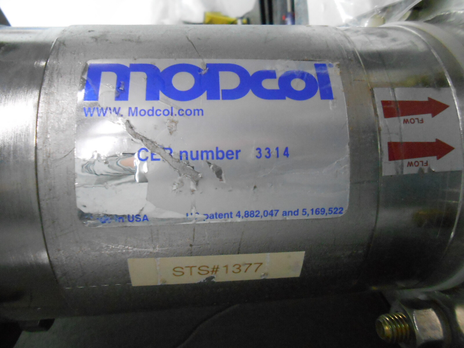 MODCOL PA0000-101025 250mm X 101mm I.D. FIXED BED FLANGED ...