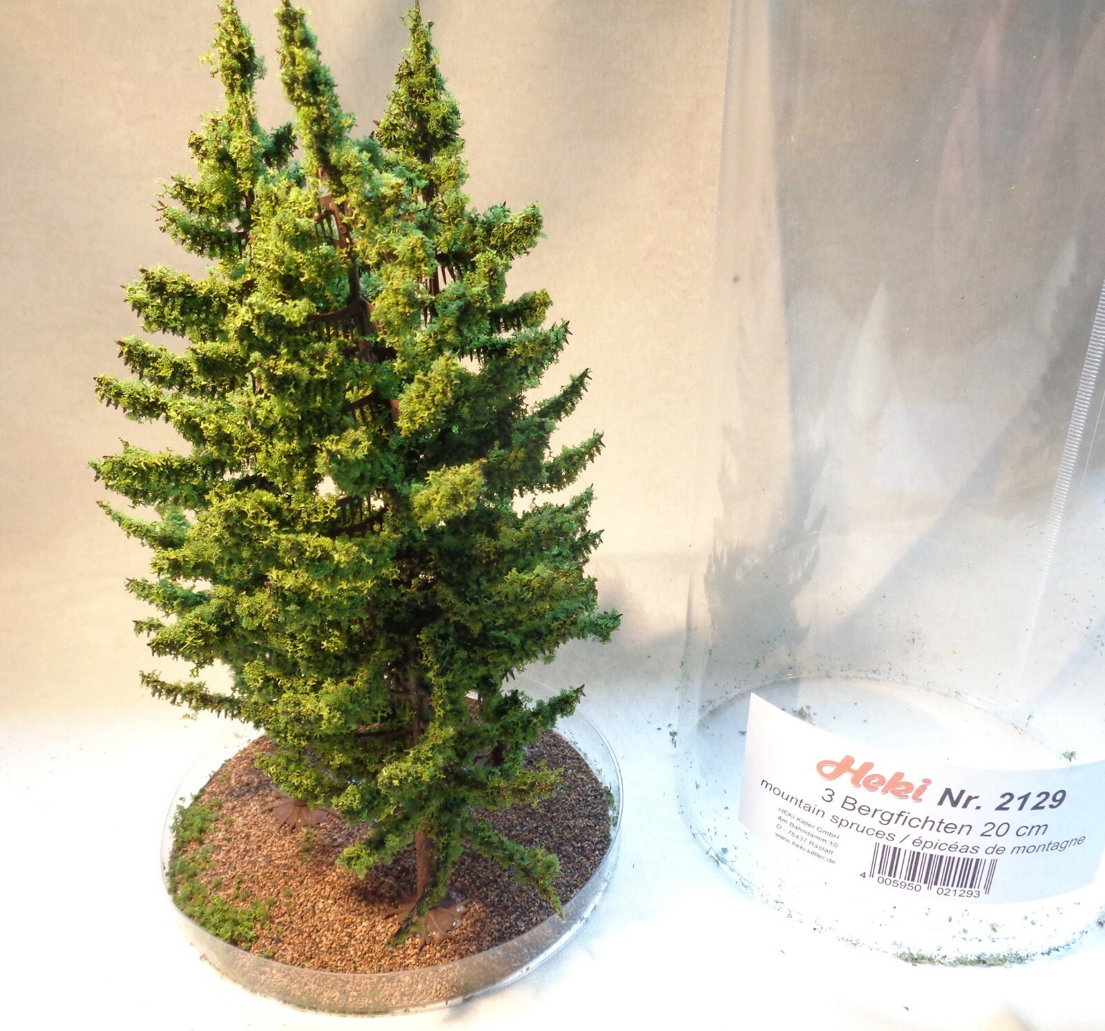 Heki 2129 Bergfichten Fichten Bäume 20 cm Spur 0 / H0 / TT super ...