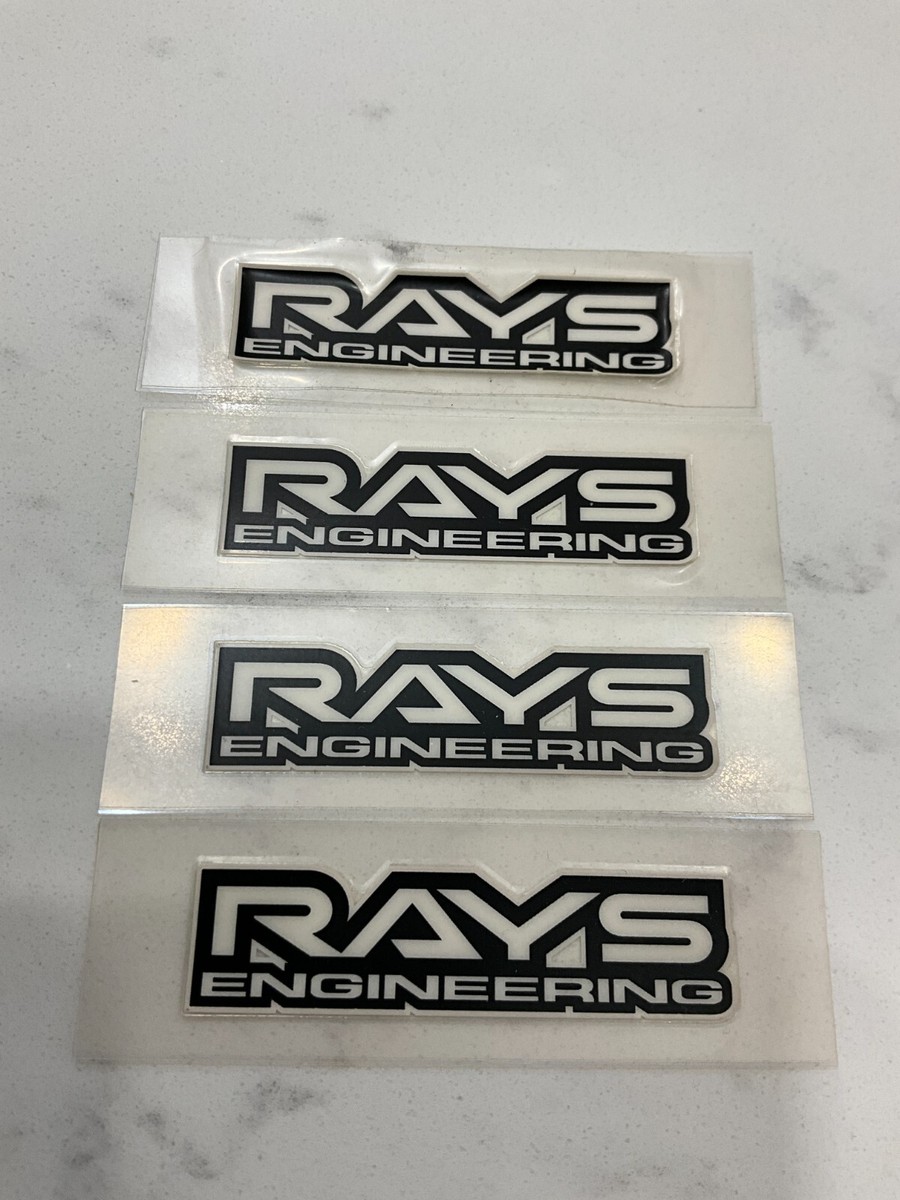 Rays Racing Logo RIM STICKER] RAYS ENGINEERING, VOLK RACING WHEEL,