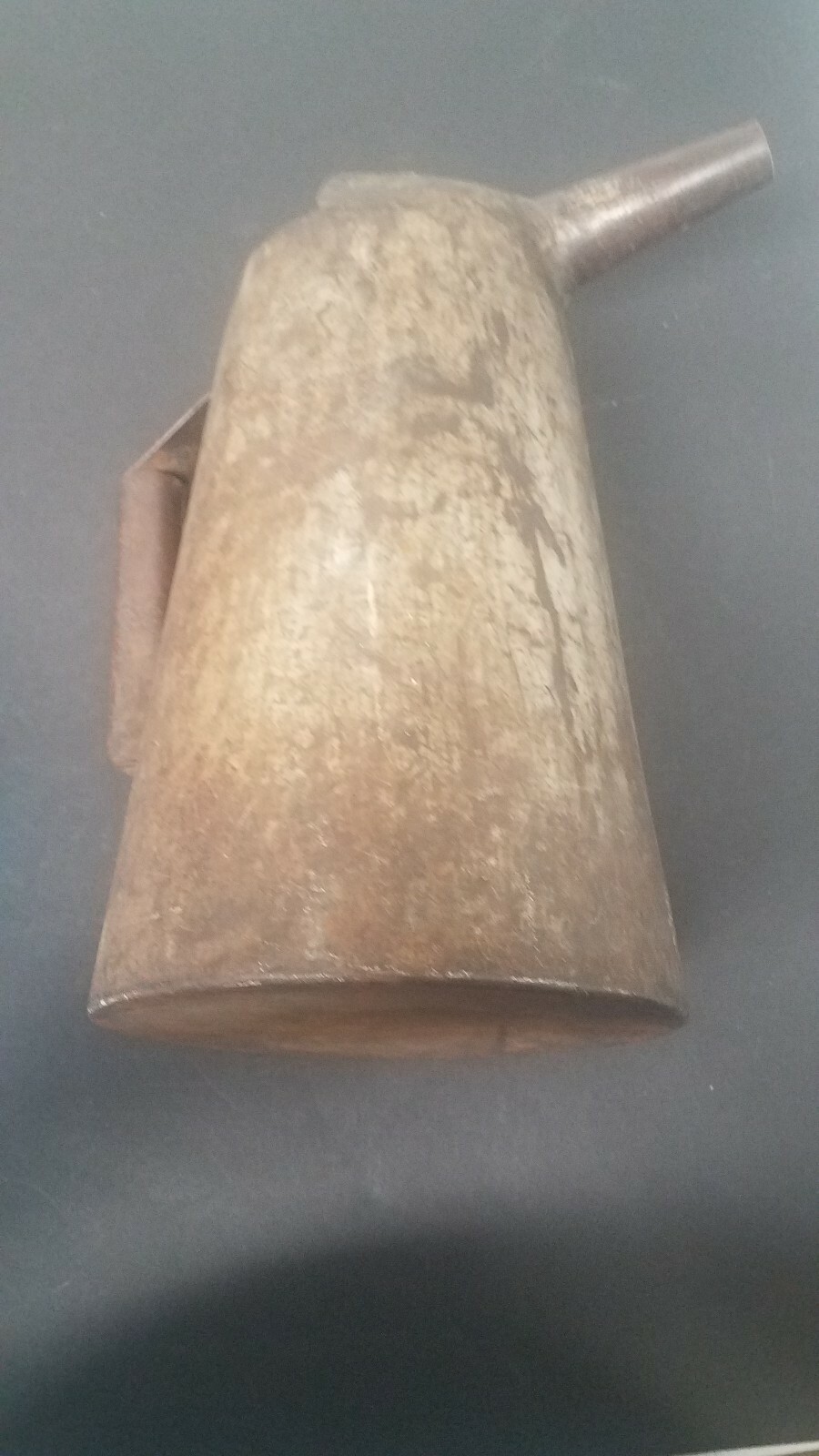 Vintage Metal 1 Gallon Bulk Oil Can PITCHER Dispenser Pour Spout | eBay