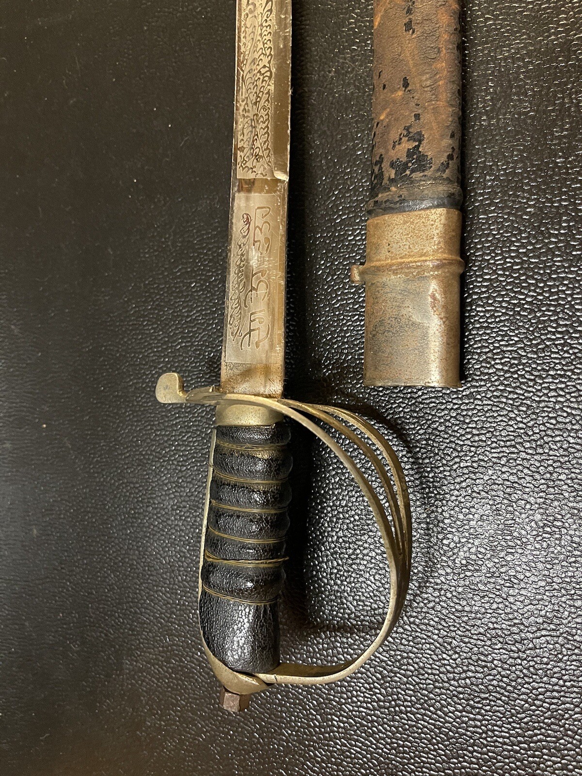 42” Blade Long Sword Made In India Vintage Steel Antique Persian Forged ...