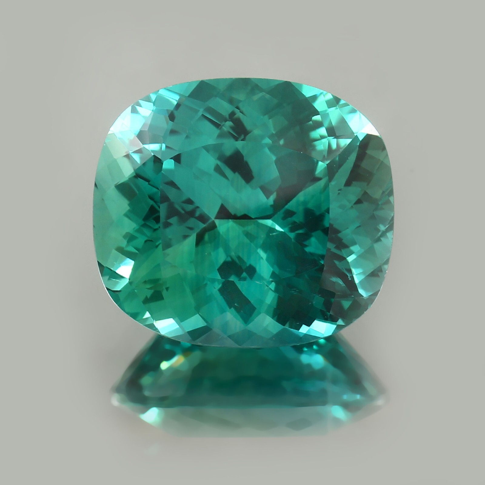 AAA Natural Ceylon Green Color Parti Sapphire Cushion Cut Loose ...