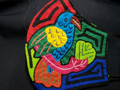 800 birds mola face mask quilt macao hummingbird perico | eBay