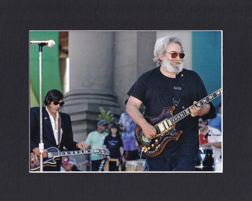 8X10" Matted Print Picture, Grateful Dead: 1988 Jerry Garcia w/Zero | eBay