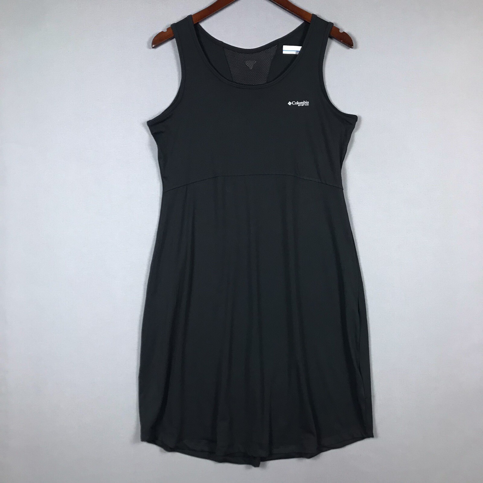 Columbia PFG Freezer III Black Tank Dress Size Large … - Gem