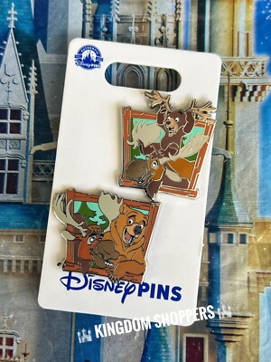 Disney Parks Brother Bear Kenai Koda Rutt Tuke OE 2 Pin Set | eBay