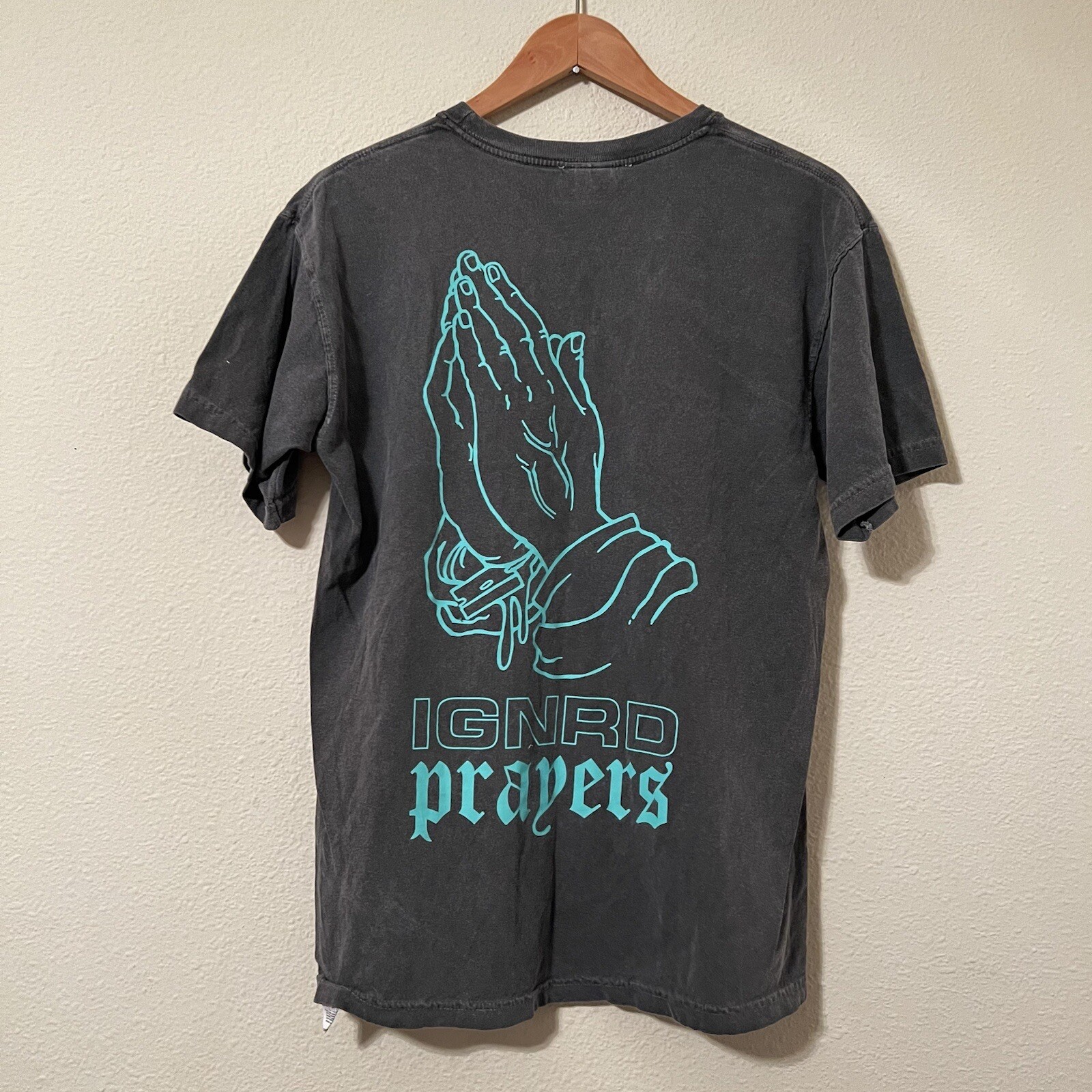Ignored Prayers Praying Hands short sleeve T Shirt Me… - Gem