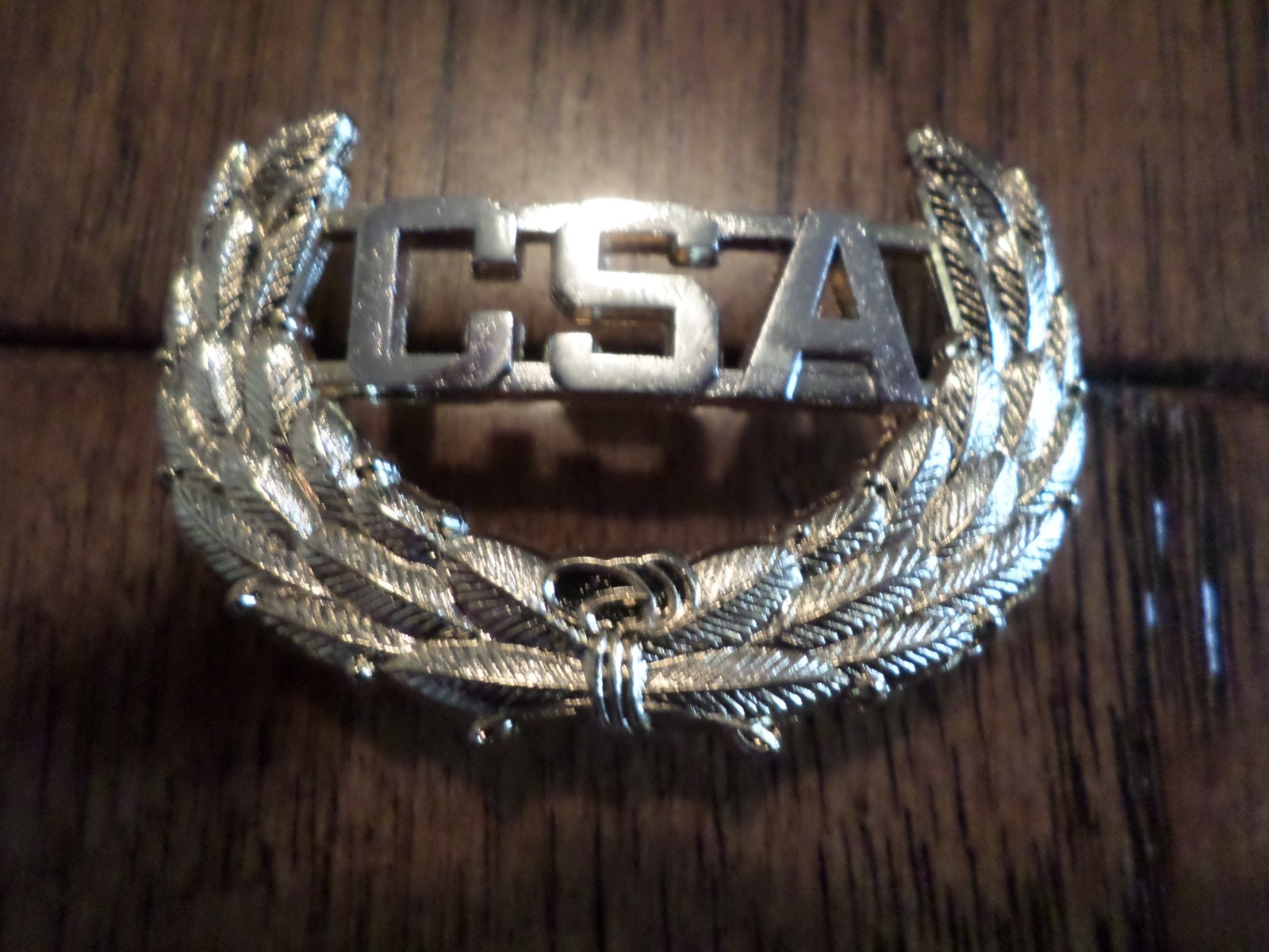 U.S CIVIL WAR C.S.A CAP BADGE INSIGNIA HAT PIN CSA CONFEDERATE STATES ...