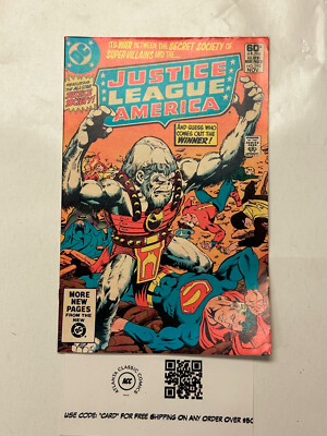 Justice League of America #196 VF DC Comic book Batman Superman Flash ...