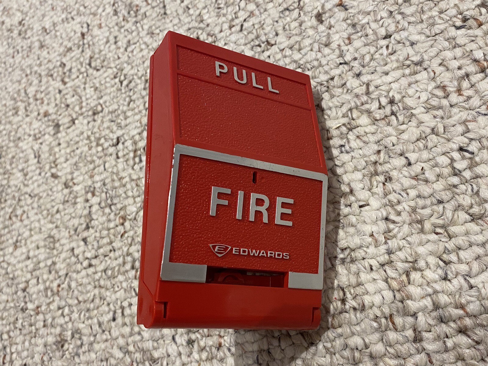 Vintage Edwards 274-101 Fire Alarm Pull Station Red Conventional | eBay