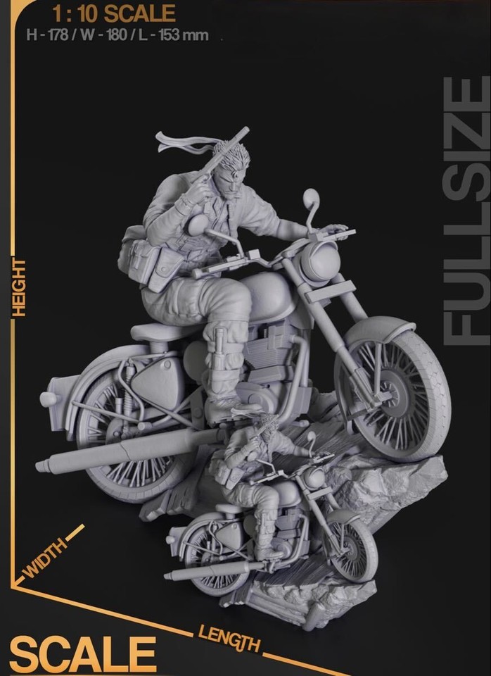 Metal Gear Solid MGS Metal Gear Figure Garage Kit Unpainted Unassembled ...