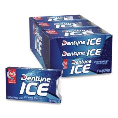 Dentyne Ice GUM,DENTYNE,ICE PEP, 9/BX 00 12546 31254 00 MONDELEZ ...
