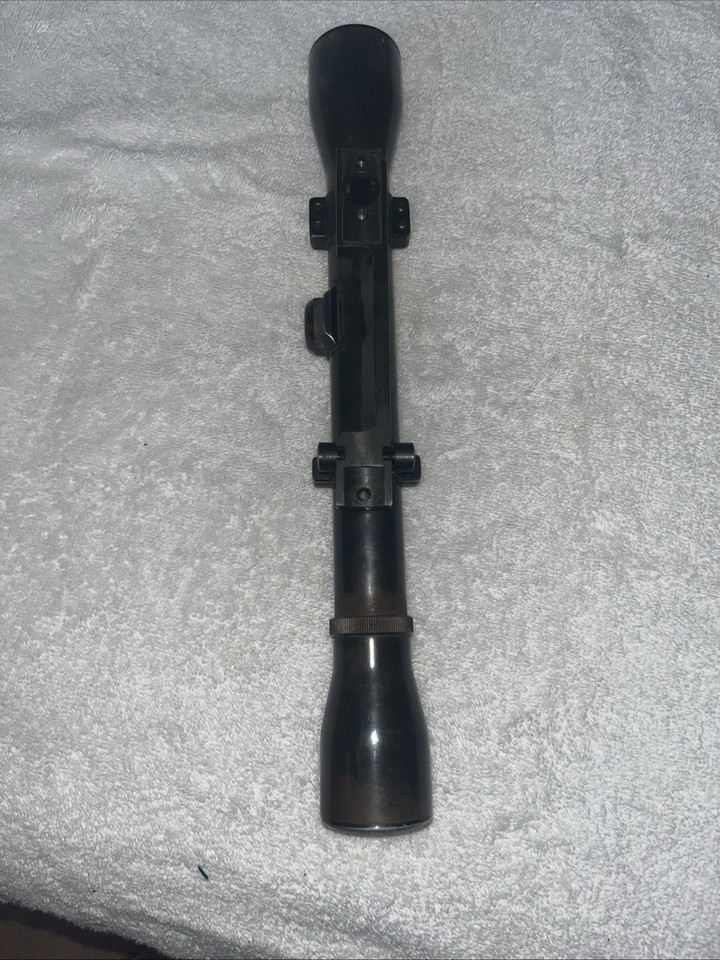 Vintage Weaver 4X Power Scope Post Recticle Clear W/Redfield Mount | eBay