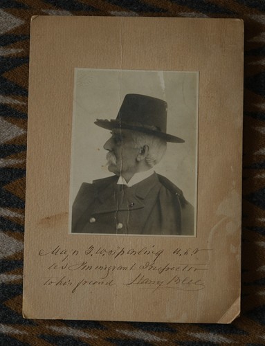 Vtg 1880's Post Civil War US Immigration Inspector Military Army Union ...