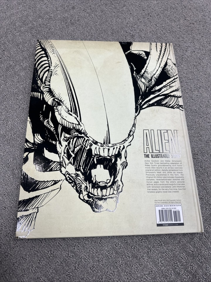 Titans Books Alien the illustrated story Signed WALT SIMONSON 2012 | eBay