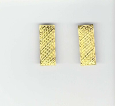 Police Department Lieutenant Collar Brass | eBay