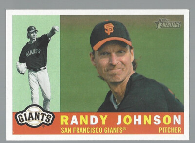Randy Johnson 2009 Topps Heritage SP Card# 717 | eBay