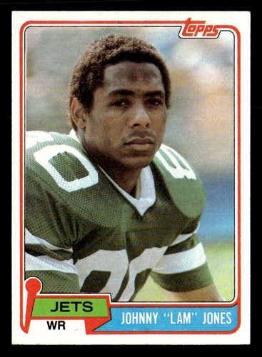 Lam Jones 1981 Topps Rookie Card #16 New York Jets | eBay