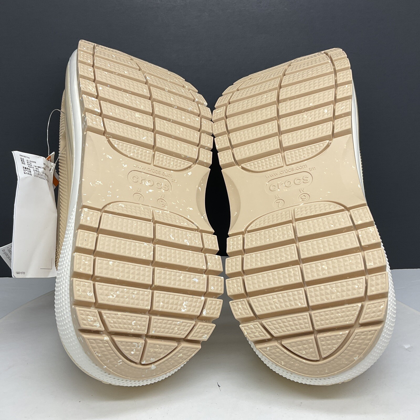 Crocs Shoes Women 9 Men 7 Mega Crush Clogs Chunky Platform Shiitake ...