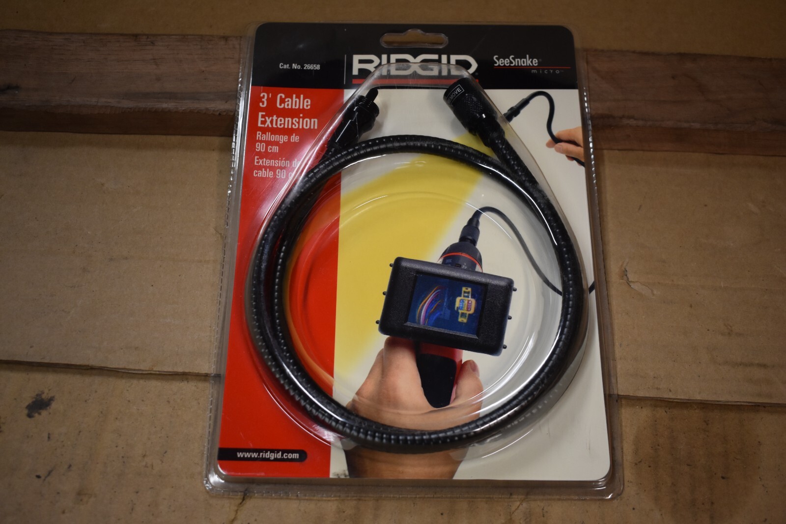 RIDGID TOOL 26658 SeeSnake 3' Cable Extension NEW | eBay