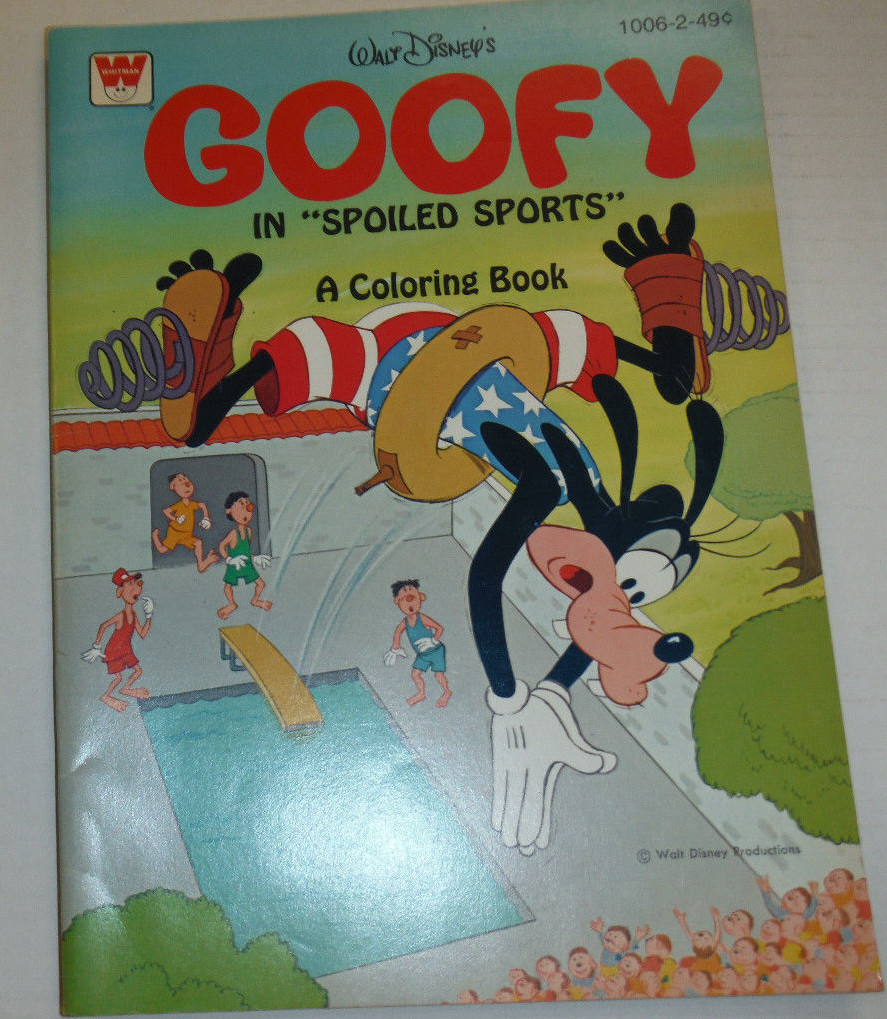 Walt Disney Goofy Magazine A Coloring Book UNUSED 122014R2 | eBay