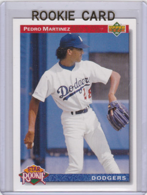 PEDRO MARTINEZ 1992 Upper Deck STAR ROOKIE CARD Dodgers RC Boston Red ...