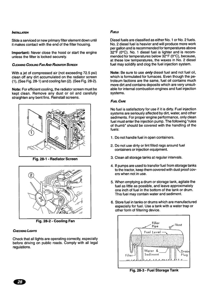 Tractor Operator Instruction Maintenance Manual Landtrac 280 DTC 360 ...