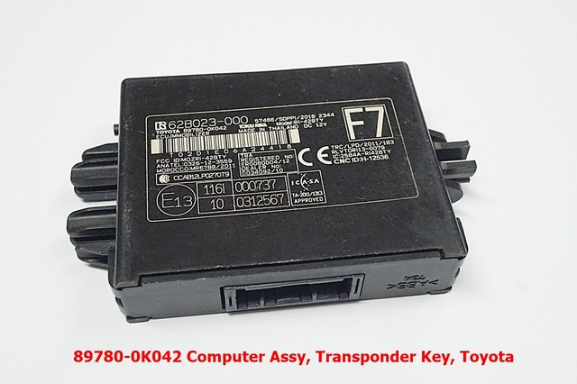 89780-0K042 Computer Assy Transponder Key For Toyota for sale online | eBay