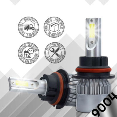 XENTEC LED HID Headlight Conversion kit 9004 HB1 6000K 1985-1992 Toyota ...