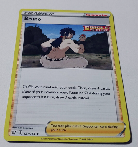 Bruno Uncommon Supporter 121/163 Pokémon TCG Battle Styles - Ships Same ...