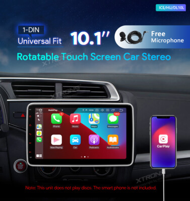 XTRONS Single DIN 10.1" IPS Car Stereo Radio Car Play/Android Auto DSP ...