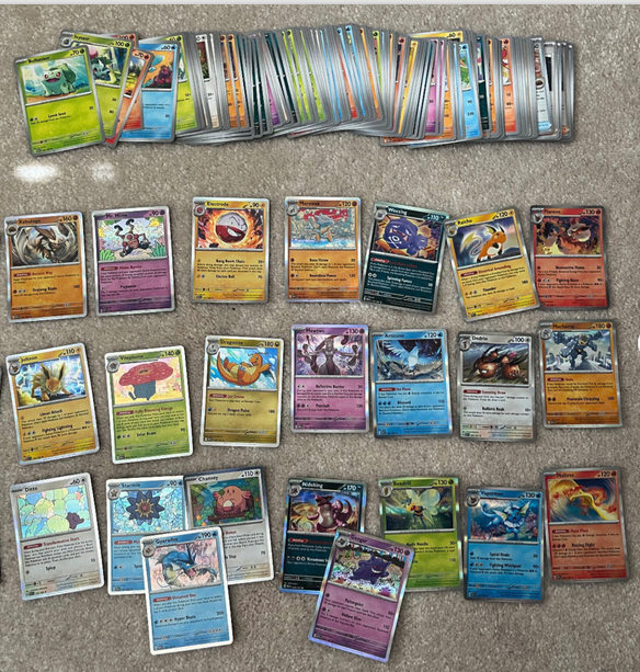 Pokemon Scarlet & Violet 151 Common/Uncommon/Rare Set English Master ...
