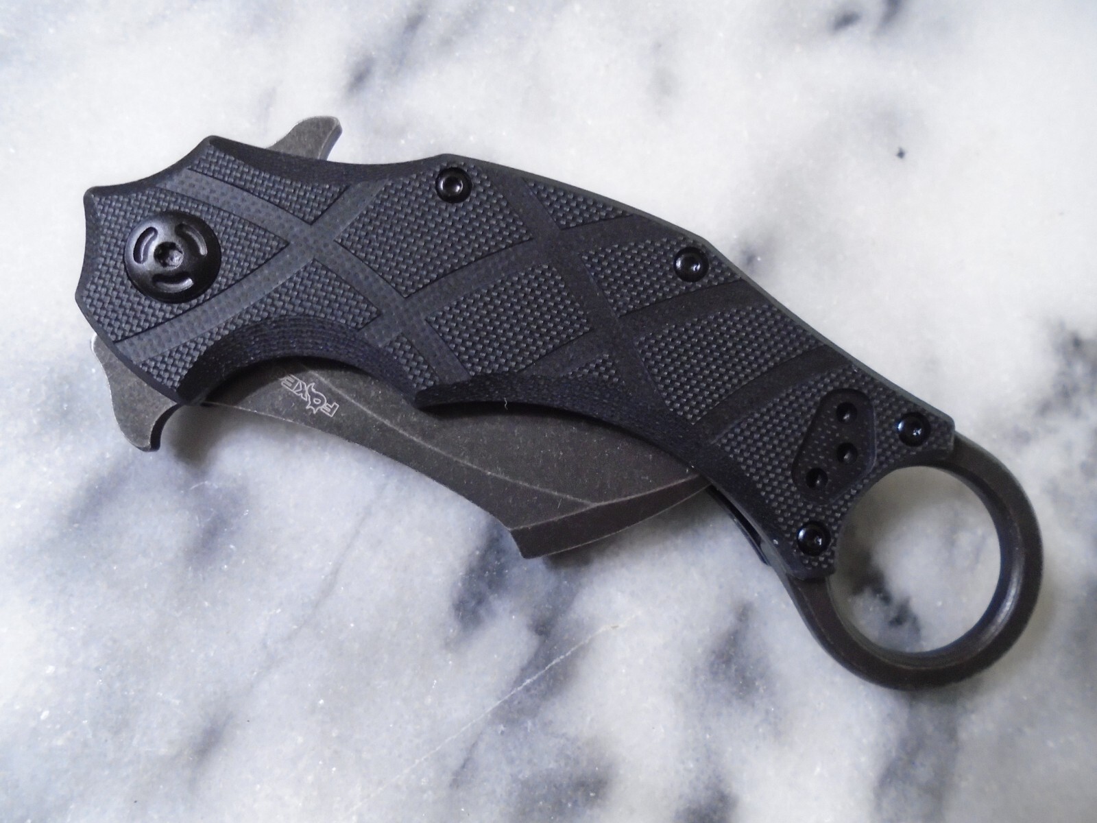 Fox Edge Emerson Wave Ball Bearing Pivot Pocket Knife Karambit Claw FE ...