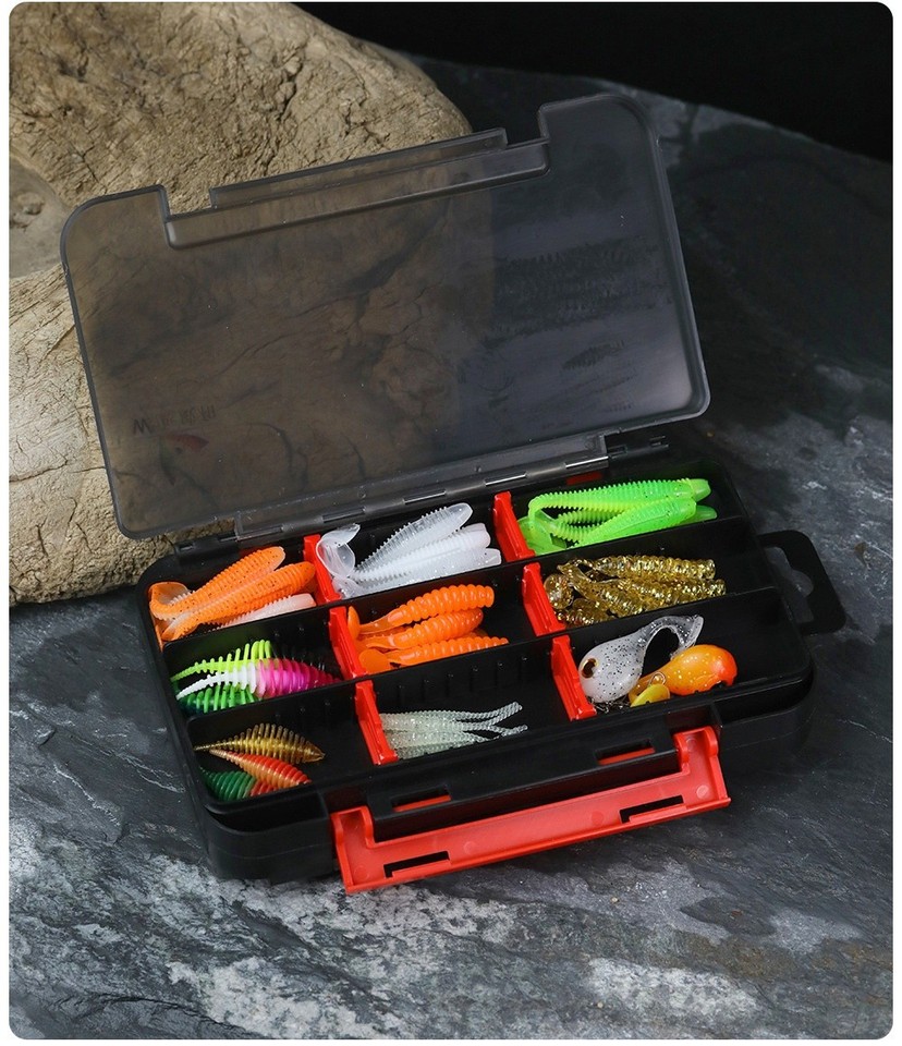 75pcs/Box Spoon Lead Jig Head Fishing Hooks Soft Crappie Lure Baits ...