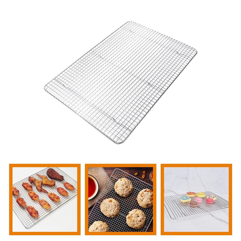 Cake Cooling Rack Baking Wire Grill Pan Racks for Cooking and Oven ...