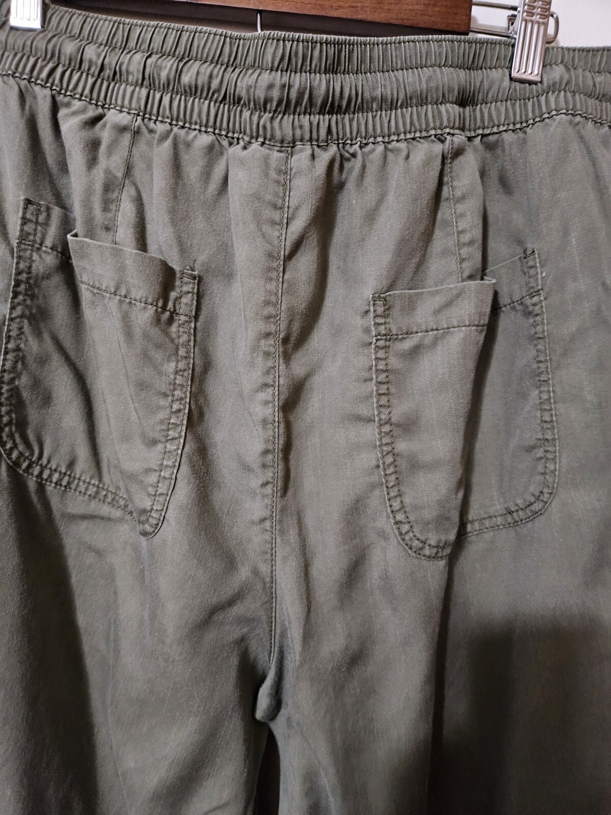 Lane Bryant Cargo Pants Washed Army Green Soft And Co… - Gem