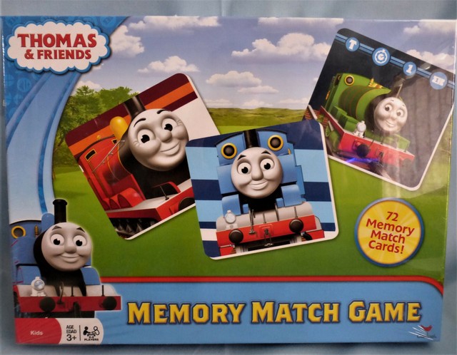 Thomas and Friends Memory Match Card Game Ages 3 & Up Brand New Rare ...