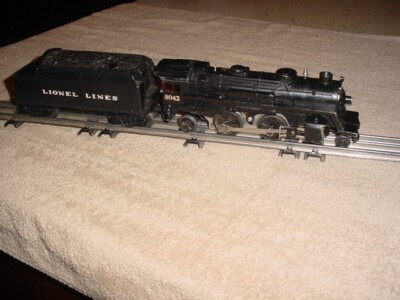 Lionel Steam Engine # 8042 w/ LIONEL LINES Tender 0-027 | eBay