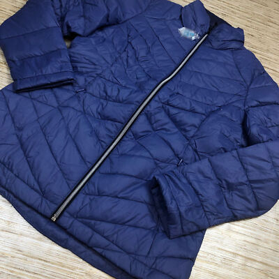 351 Free Country Women's down puffer Jacket MARINE PURPLE sz M medium ...
