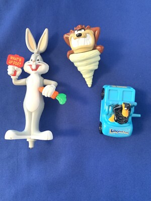Looney Tunes Wendy's Taz Daffy Bugs Used Back in Action Wind-Up, Pen | eBay