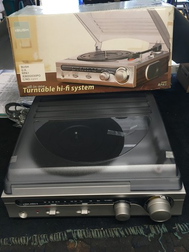 BUSH RPA1 ALL IN ONE TURNTABLE HI-FI SYSTEM | eBay UK
